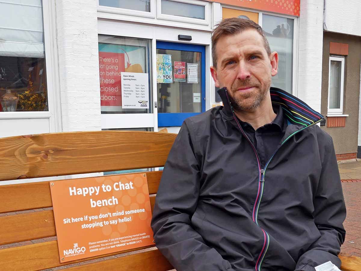 'Happy to chat' benches installed in North East Lincolnshire to get ...