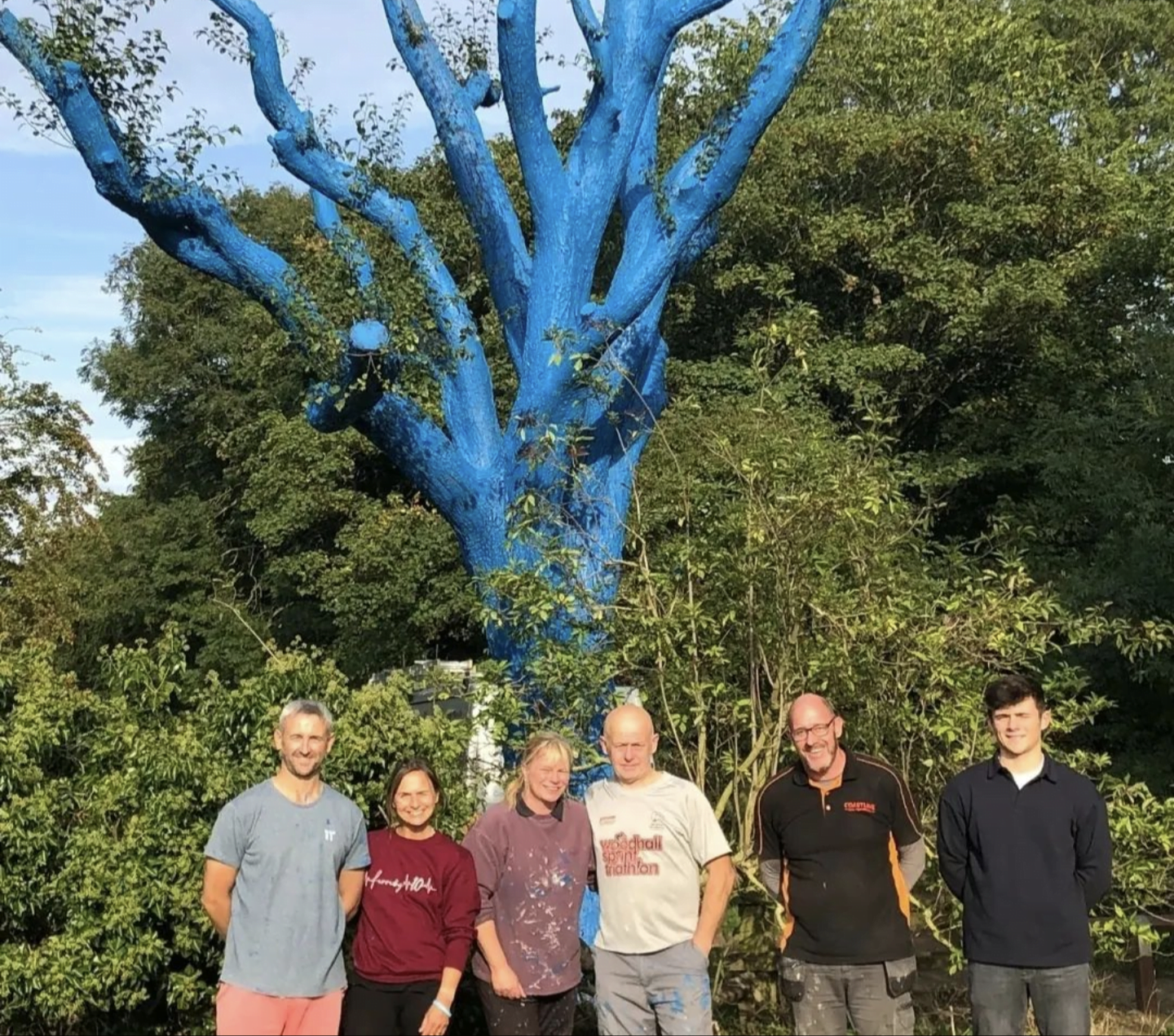 A Platform To Talk's blue tree hopes to 'spark the conversation ...